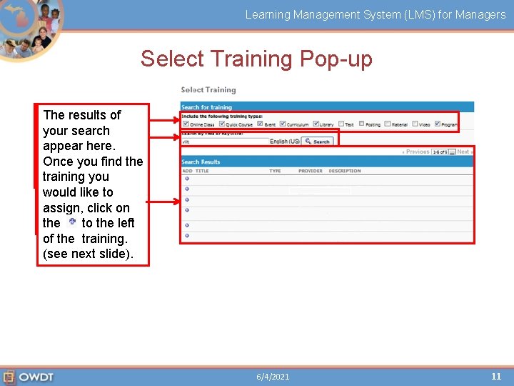 State of Michigan Learning Management System LMS for