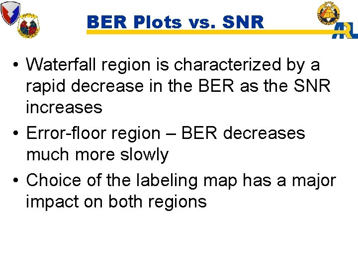 Constellation Labeling Maps for Low Error Floors Don
