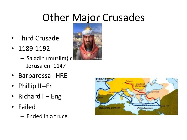 THE HIGH MIDDLE AGES 1000 1500 The Crusades