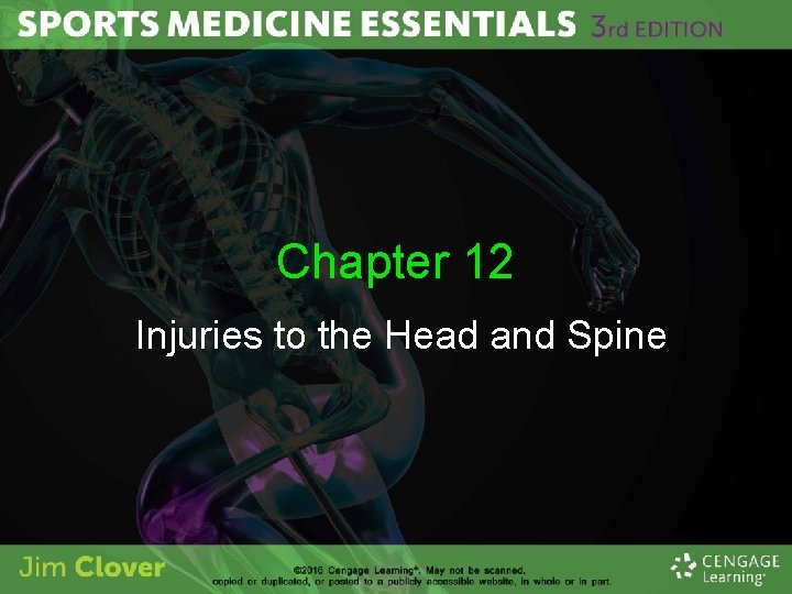 Chapter 12 Injuries to the Head and Spine
