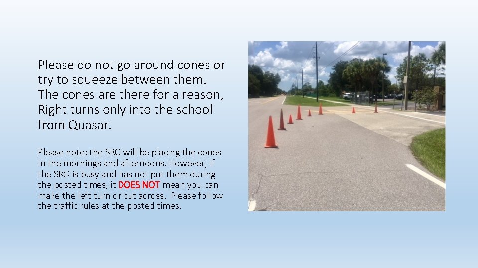 Traffic Signs and Rules around Kingsway Elementary School