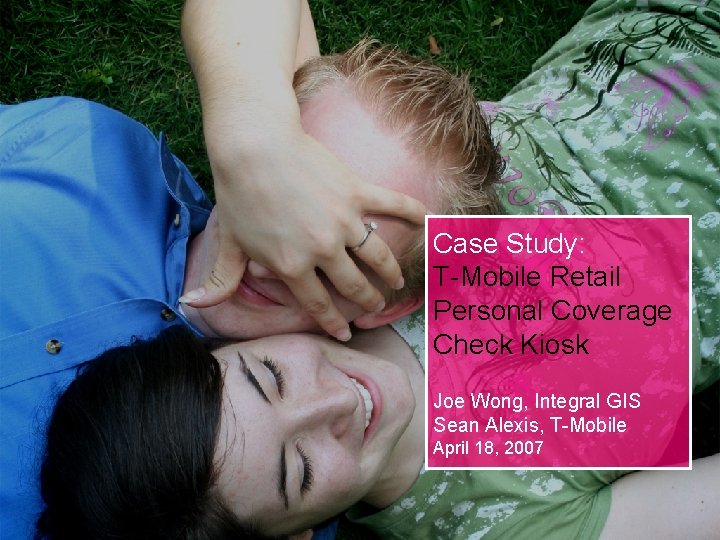 Case Study TMobile Retail Personal Coverage Check Kiosk
