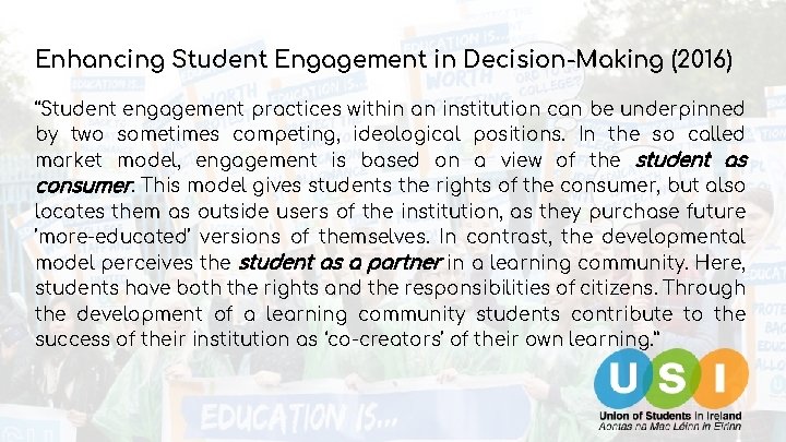 Reflecting on the 10 Principles of Student Engagement