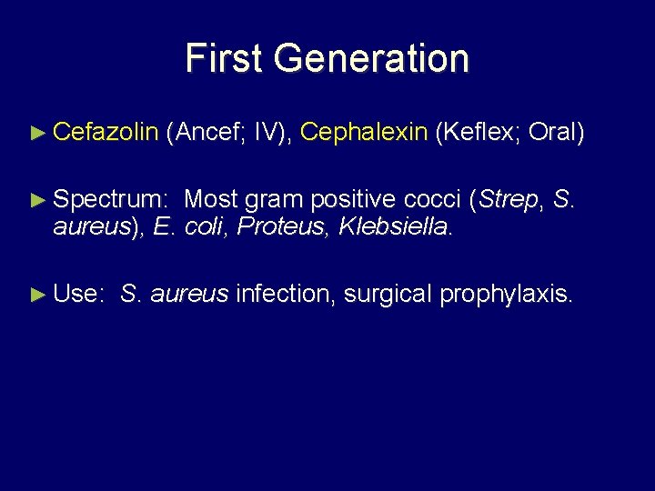 Antimicrobial Drugs The classification of antimicrobial drugs ...