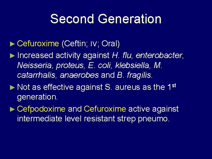 Antimicrobial Drugs The classification of antimicrobial drugs ...
