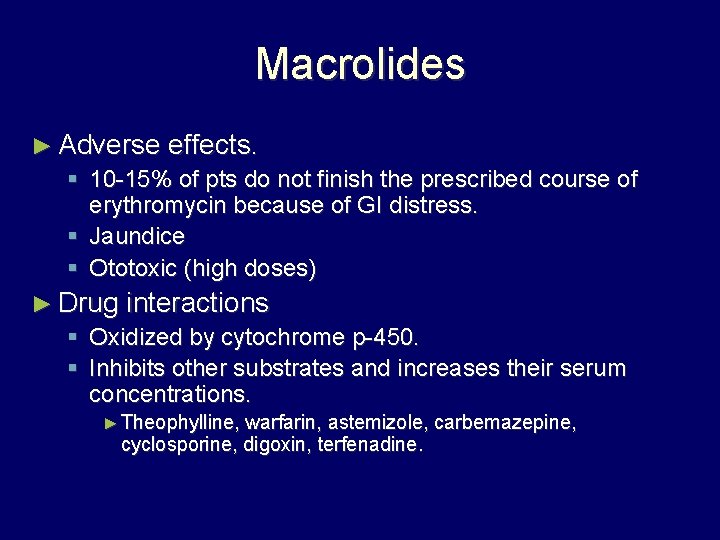 Antimicrobial Drugs The classification of antimicrobial drugs ...