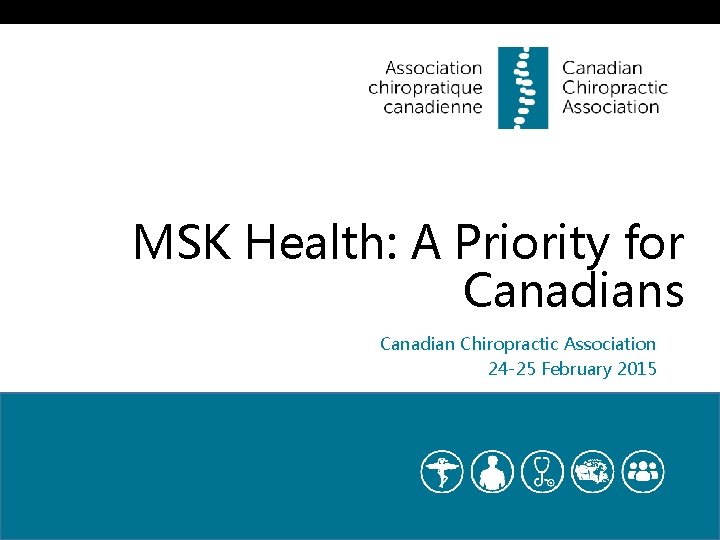 MSK Health A Priority for Canadians Canadian Chiropractic