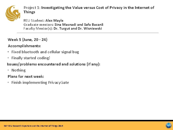 Project 1 Investigating the Value versus Cost of