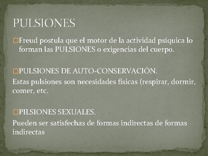 SIGMUND FREUD EL MODELO DE DESARROLLO PSICOAFECTIVO Sigismund