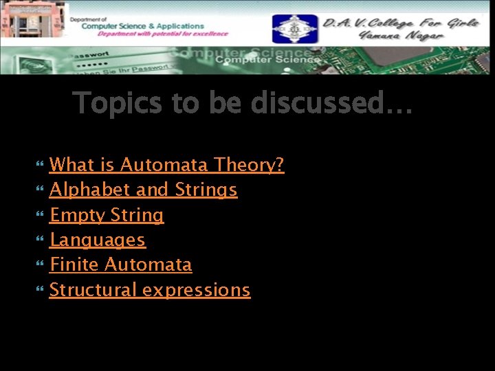 Introduction to Automata Theory by Er Sukhwinder kaur