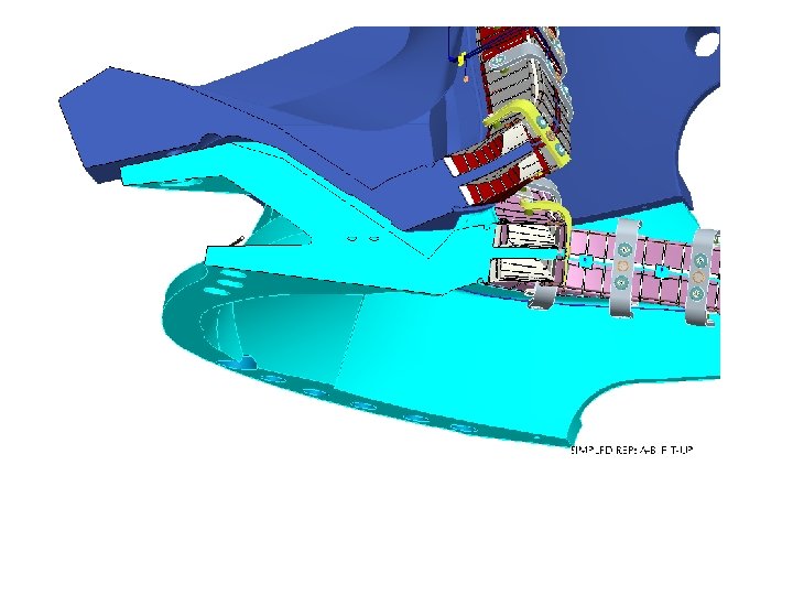 Weld Support post welded between wings it can