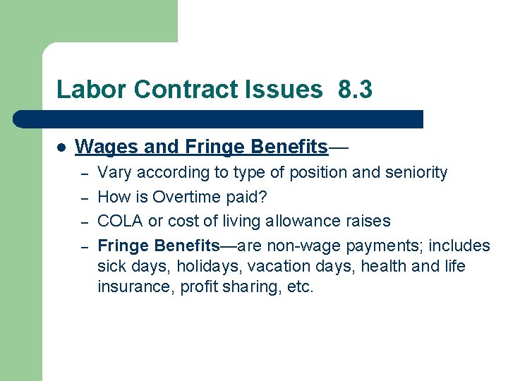 What is a Union l An association combination