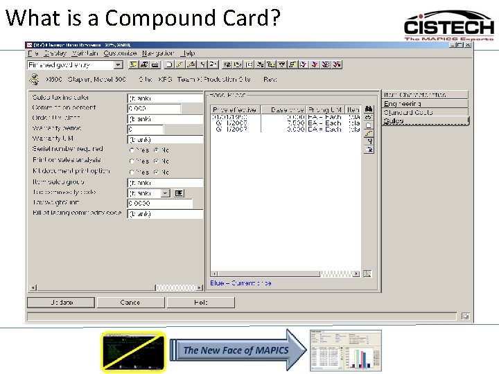 The new face of MAPICS Cards Templates in