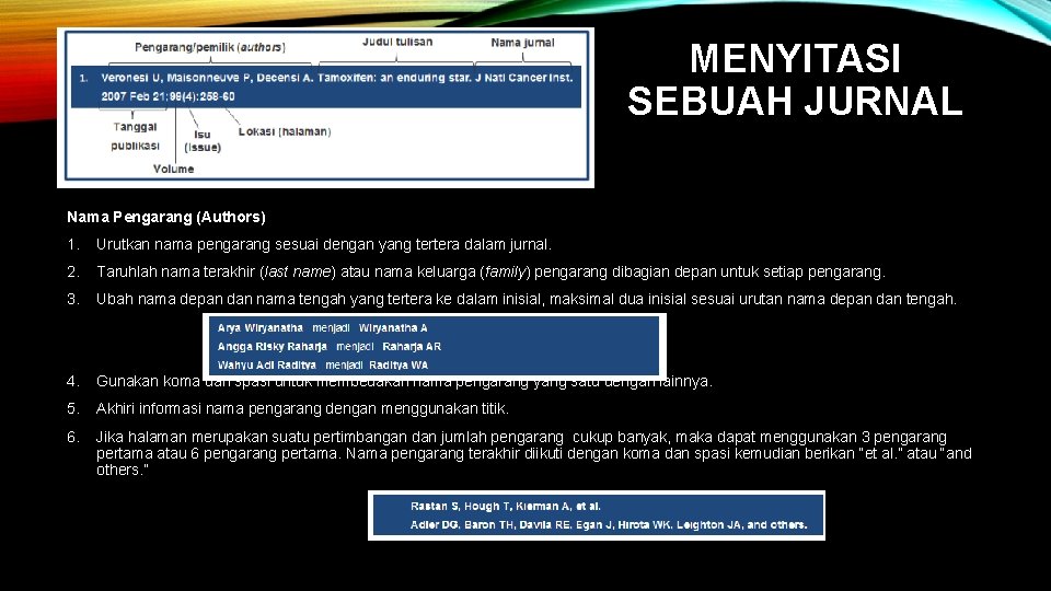 VANCOUVER STYLE SITASI RUJUKAN Sistem harvard metode pengobatan