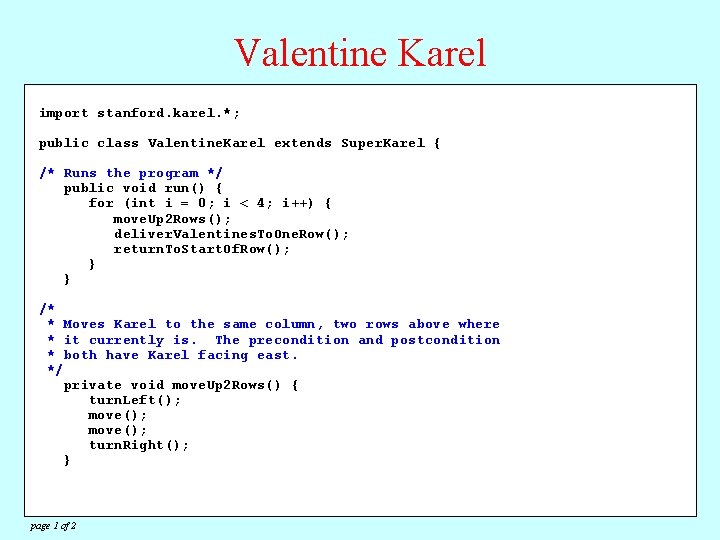 Midterm Review Eric Roberts CS 106 A February