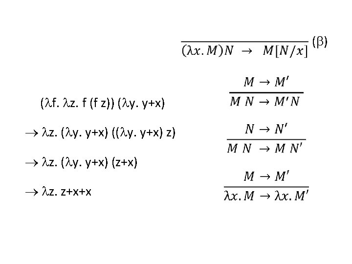SimplyTyped Lambda Calculus Slides mostly follow Dan Grossmans