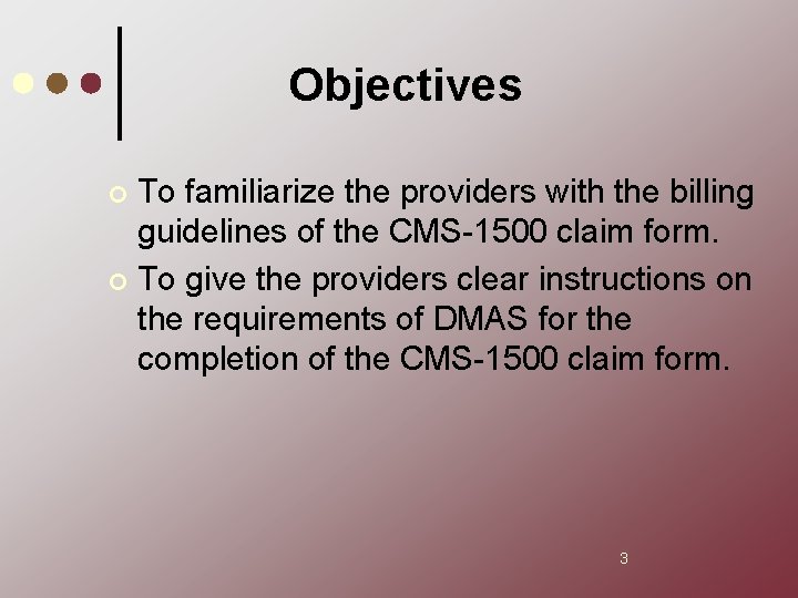 CMS1500 08 05 Billing Guidelines 042507 Department of