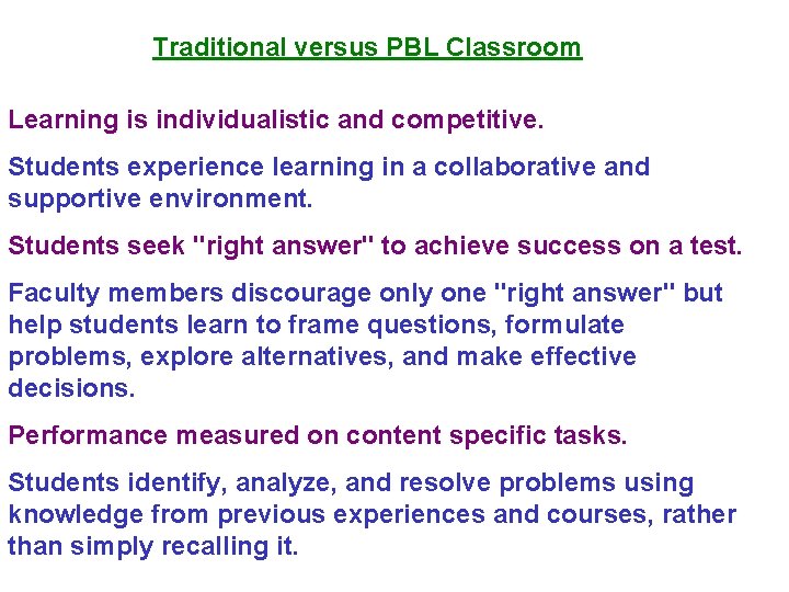 ProblemSolving Approach of Allied Health Learning Community Process