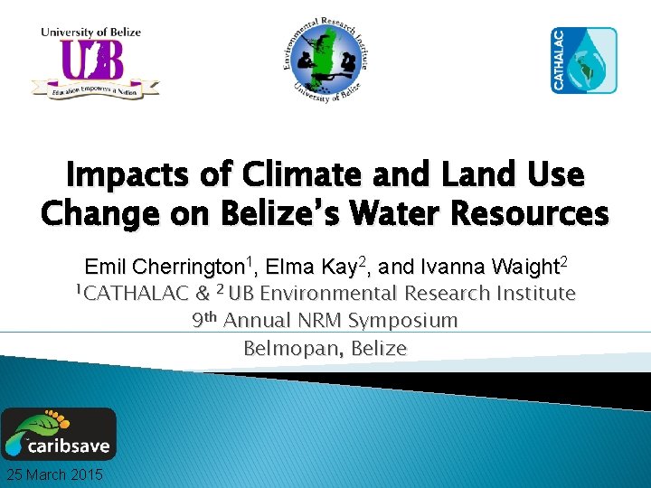 Impacts of Climate and Land Use Change on