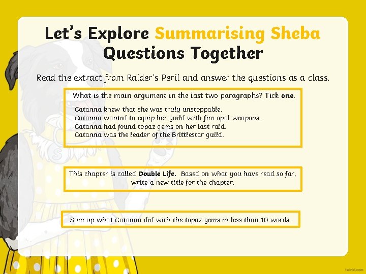 What Does Summarising Sheba Do Summarising Sheba helps