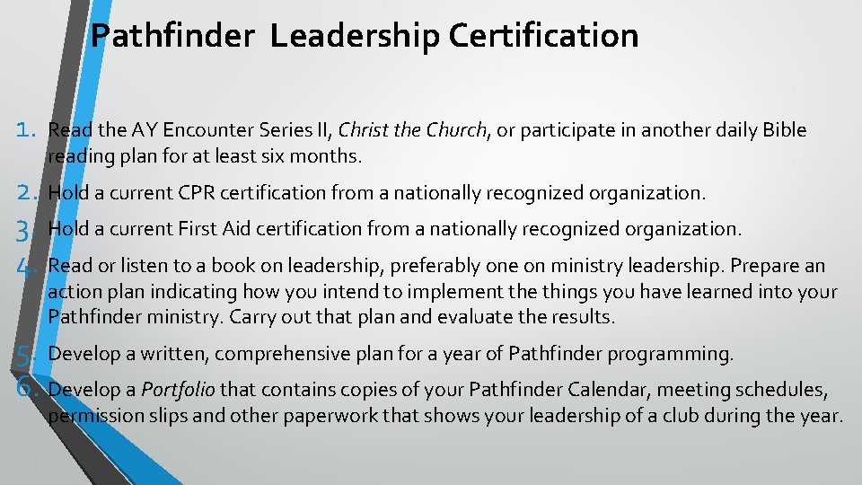 The Pathfinder Leadership Programme PLP PLC Pathfinder Leadership