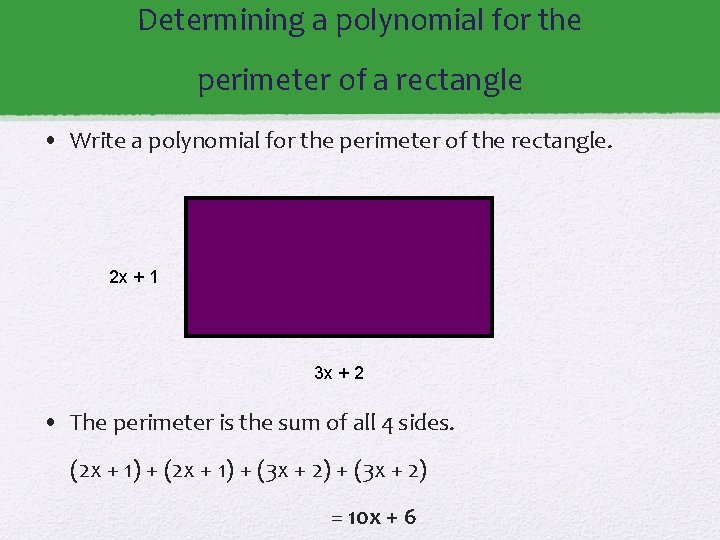 5 3 Adding Polynomials Adding Polynomials with Algebra