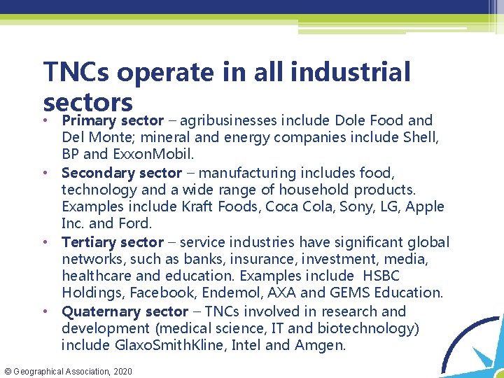 International trade and TNCs Getting started Youll need