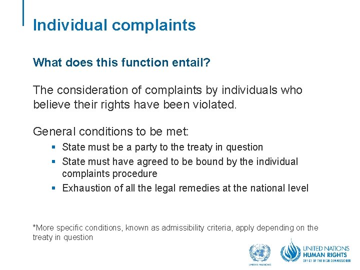 Functions of the Treaty Bodies OHCHR Treaty Body