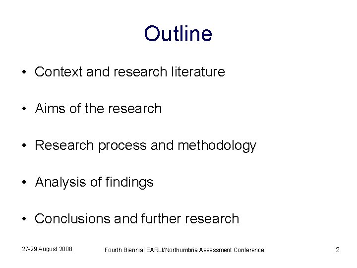 Contextualising assessment the lecturers perspective Lee Shannon Bill
