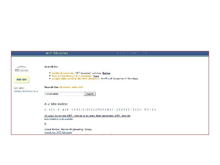 Terrascope the MIT Libraries Mission 2017 Global Water