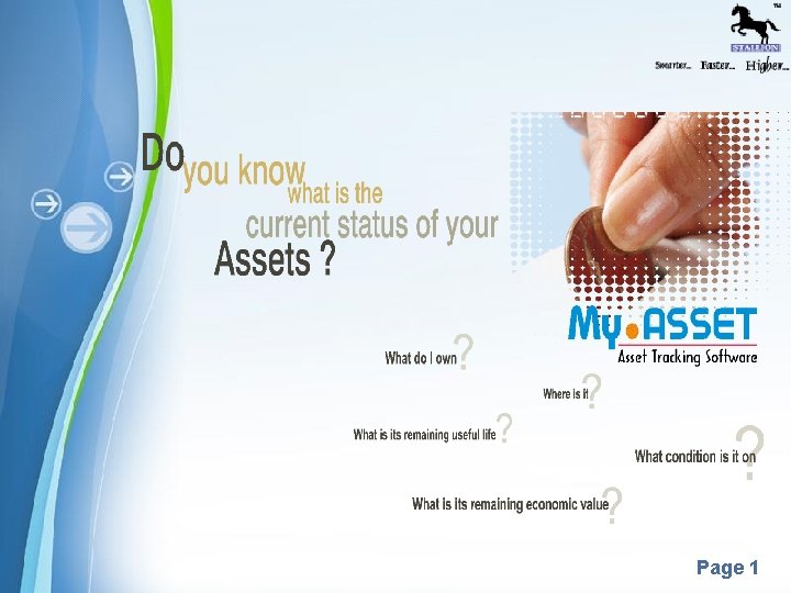 Powerpoint Templates Page 1 What is an Asset