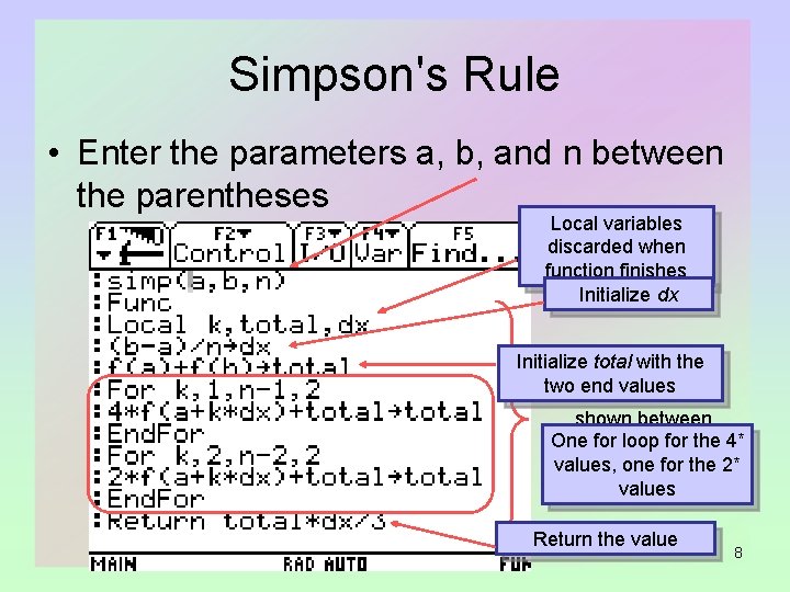 Numerical Integration Lesson 6 5 Trapezoidal Rule Instead