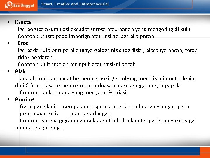 patofisiologi pada sistem integumen skin dan jaringan subcutaneus
