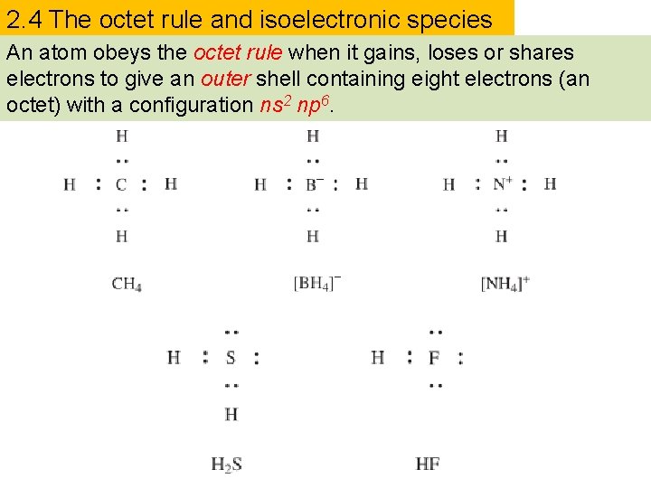 Chapter 2 Basic concepts molecules TOPICS Lewis structures