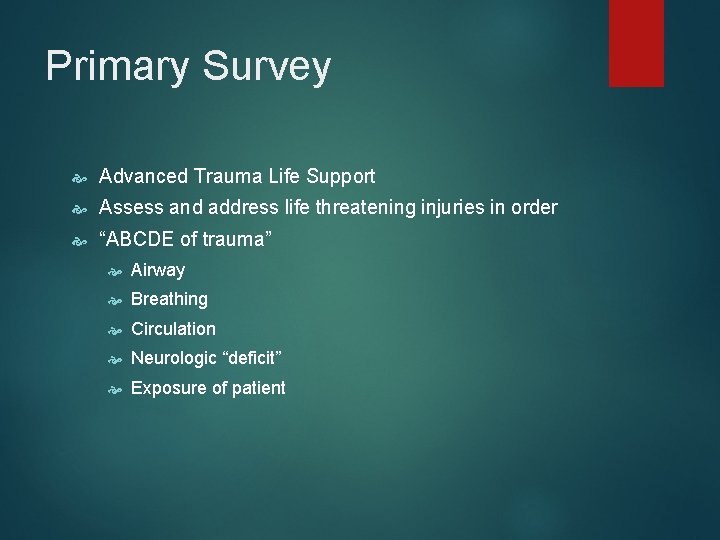 Management of the Trauma Patient ABDULLAH ALSAKKA Trauma