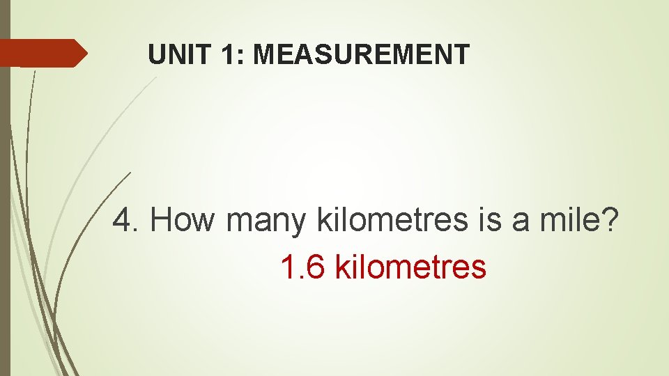 UNIT 1 MEASUREMENT UNIT 1 MEASUREMENT UNIT 1