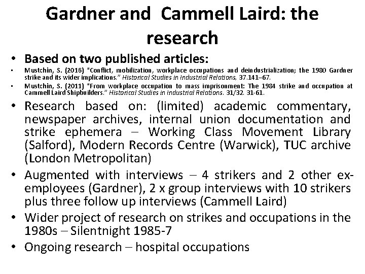 Workplace occupations in 1980 s Britain in opposition