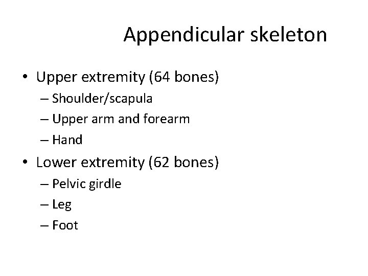 Skeletal and muscular systems 22018 The Skeletal System