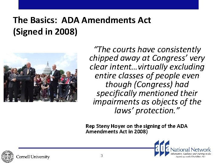 ADA Trainer Network Module 3 b ADA Amendments