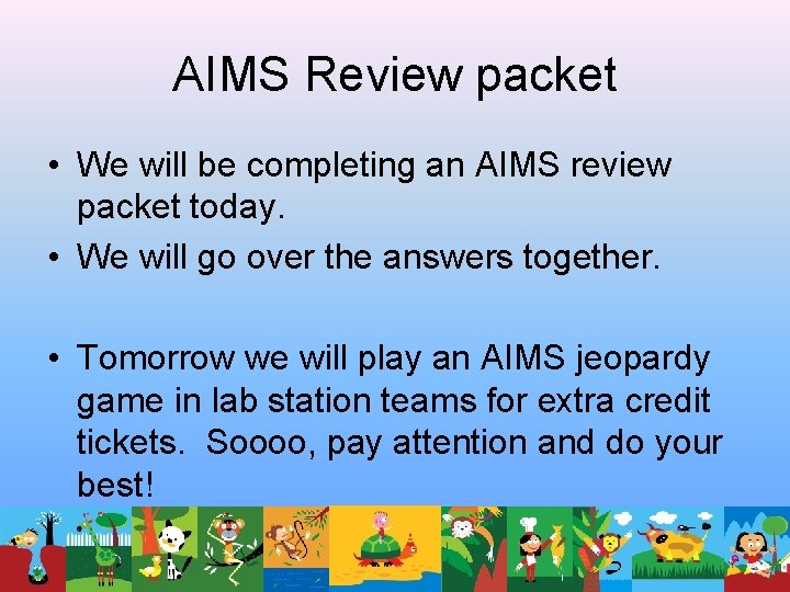 Monday April 20 Day 2 Science Starters Sheet