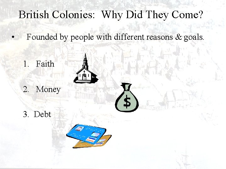 Chapter 3 The English Colonies in North America