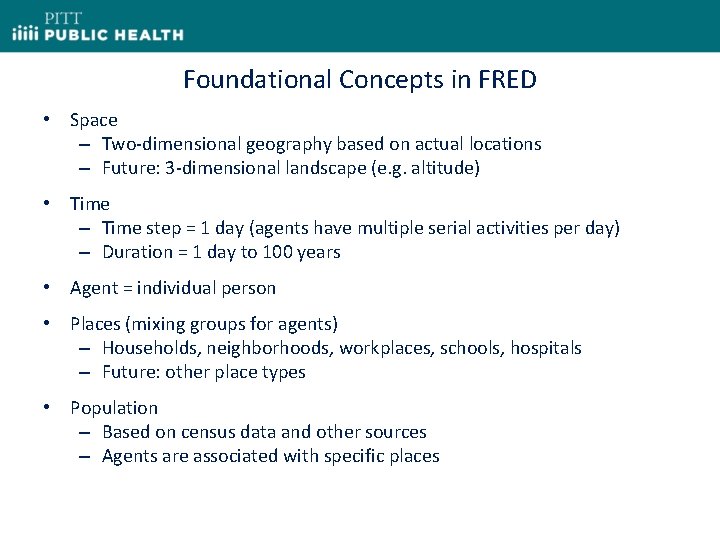 The New FRED the FRamework for Epidemiological Dynamics