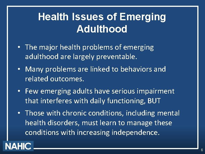 What Does Obama Care Mean for Emerging Adults