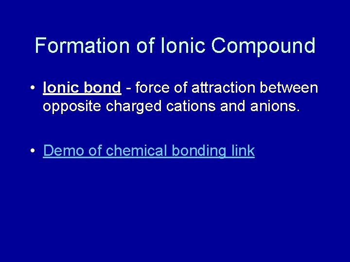 Unit 6 Ionic and Covalent Bonding Chapters 15