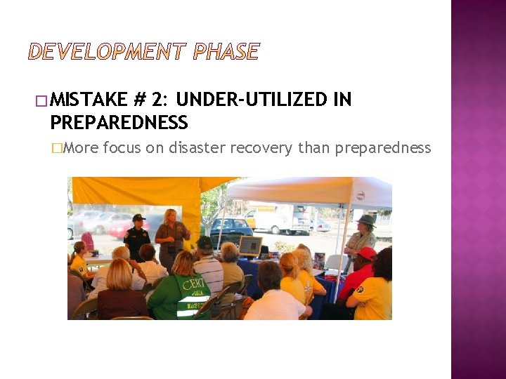 10 MISTAKES MADE IN DISASTER PLANNING AND RESPONSE