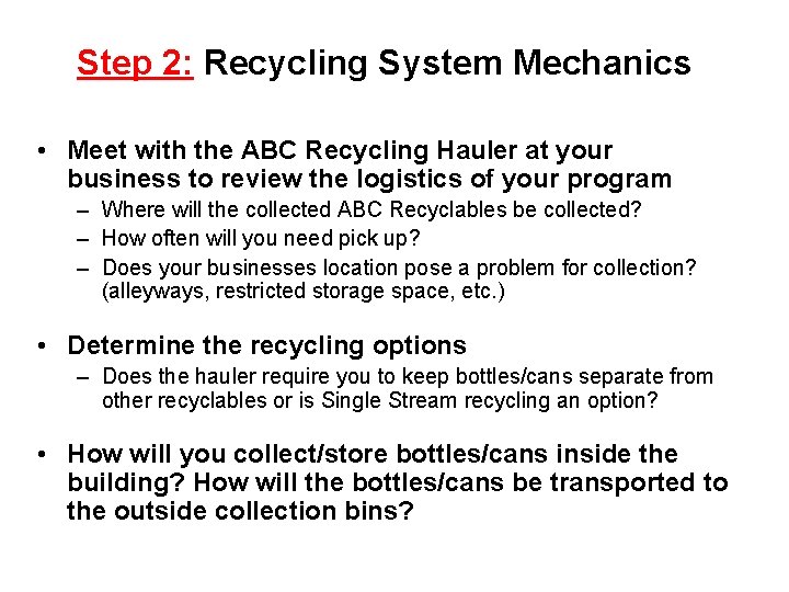 How To Recycle ABC Beverage Containers at RestaurantsBars
