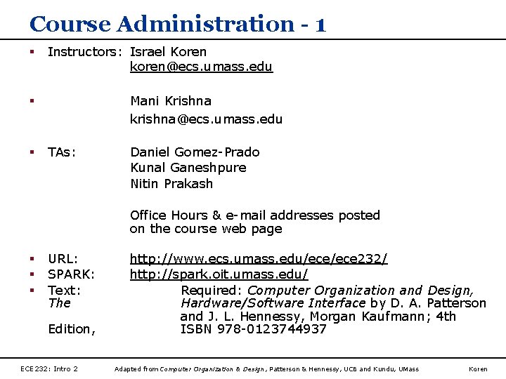 ECE 232 Hardware Organization and Design Part 1