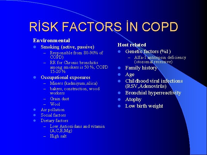 Chronic Obstructive Pulmonary Disease E Sevda zdoan MD
