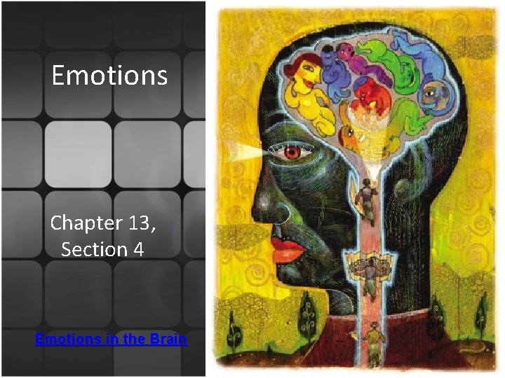 Emotions Chapter 13 Section 4 Emotions in the