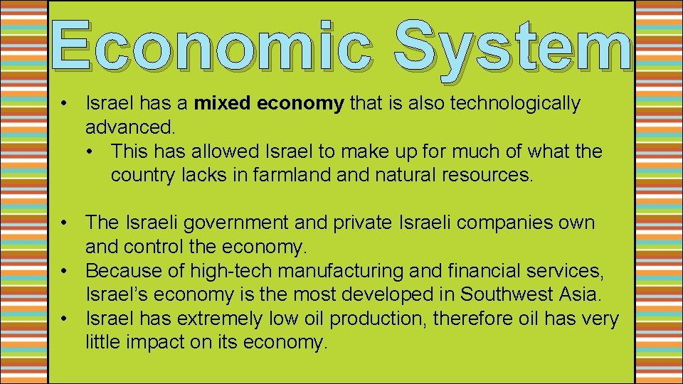 Comparing Economies Israel Iran Turkey Saudi Arabia Israels